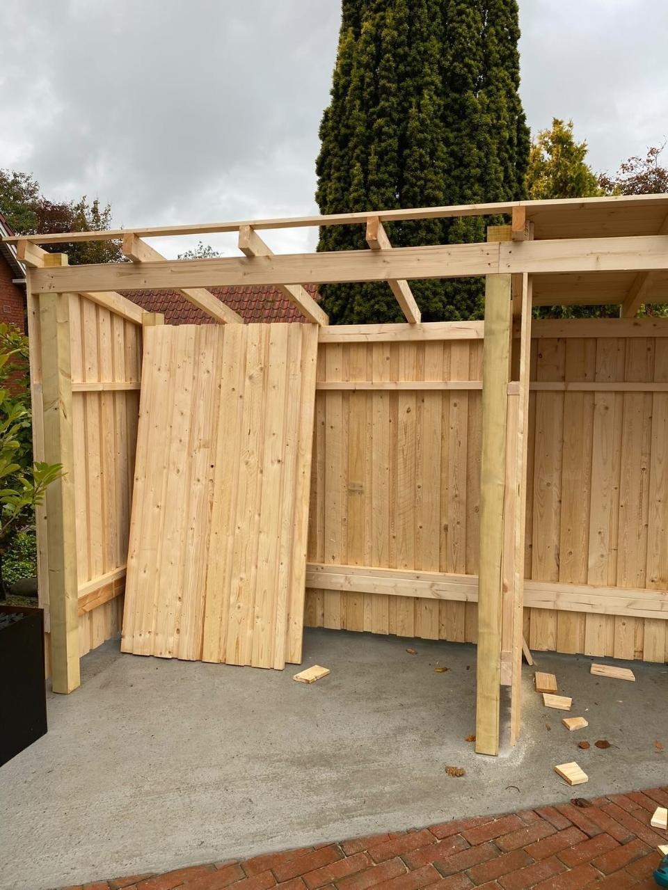 Byg-selv cykelskur med Diydanmark