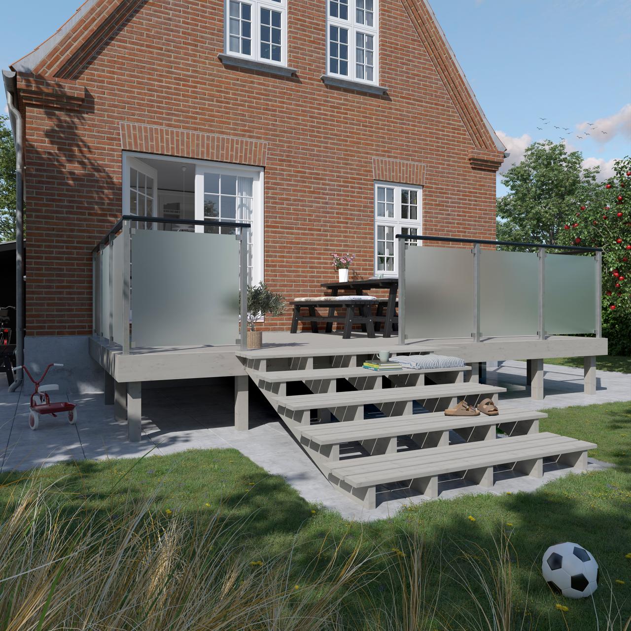 Guide: Sådan bygger du nemt en trappe til terrassen med trappevanger